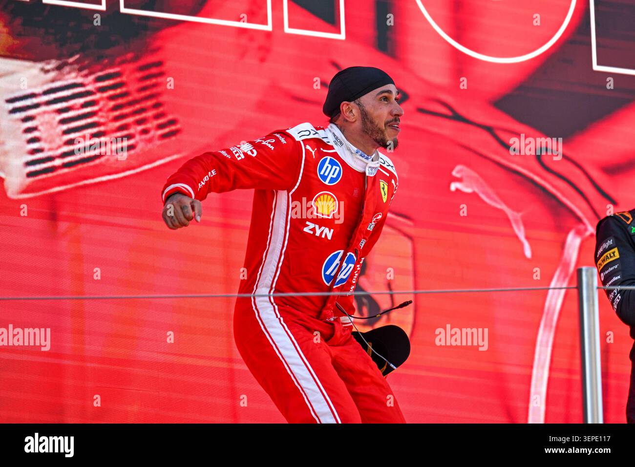 Spain, Barcelona, 14th June 2026, Lewis Hamilton, Ferrari, during the ...