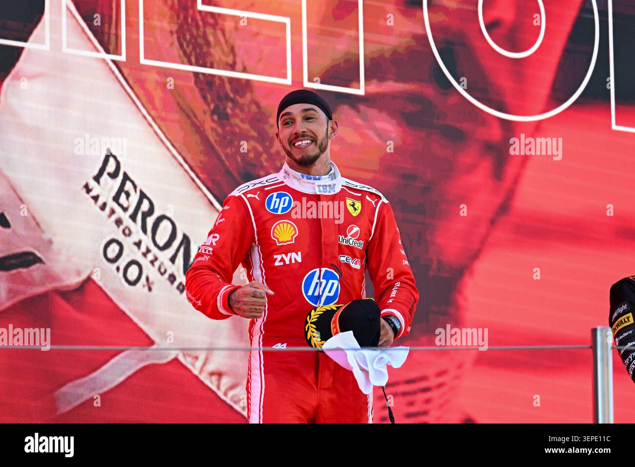 Spain, Barcelona, 14th June 2026, Lewis Hamilton, Ferrari, during the ...