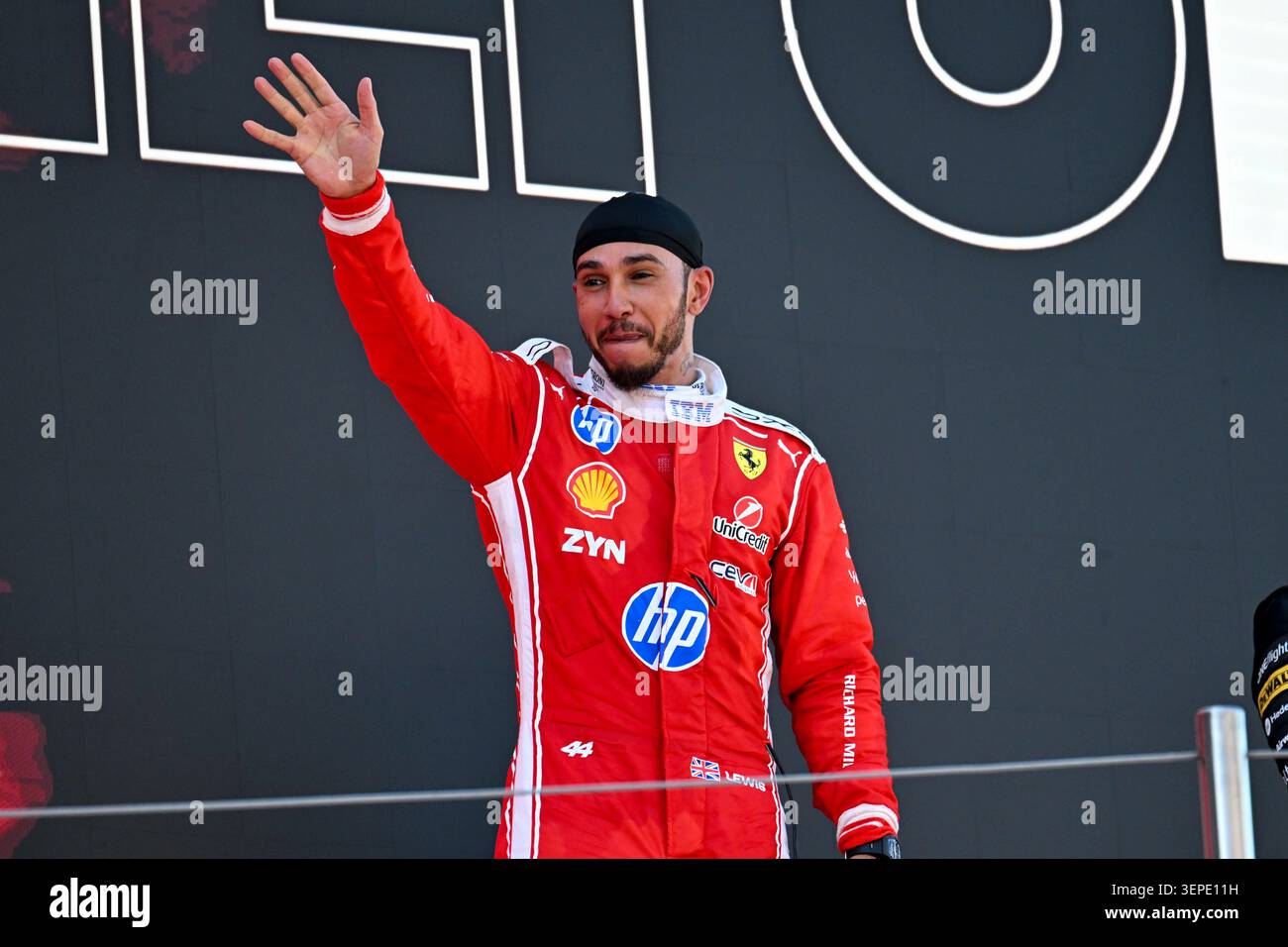 Spain, Barcelona, 14th June 2026, Lewis Hamilton, Ferrari, during the ...