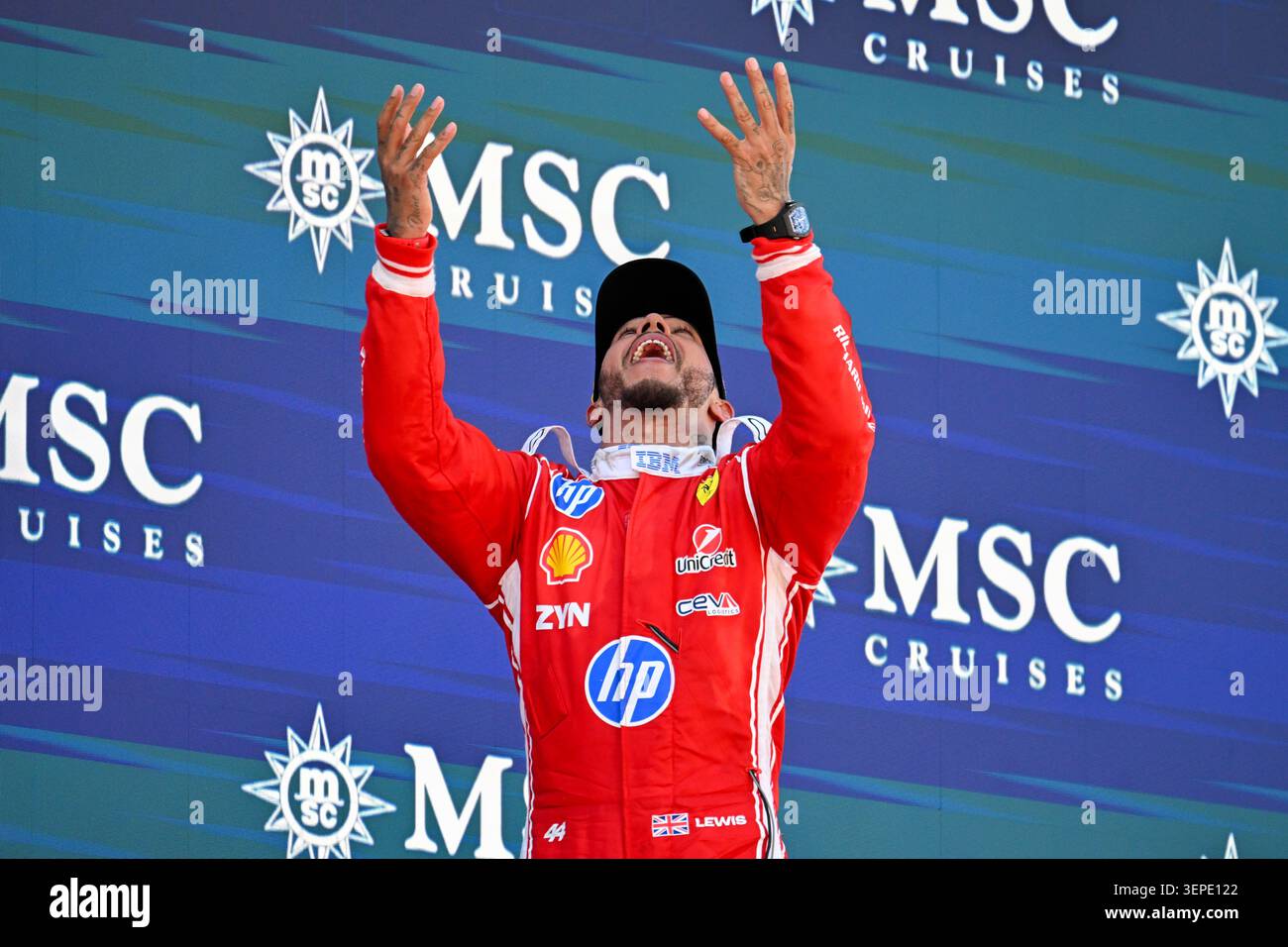 Spain, Barcelona, 14th June 2026, Lewis Hamilton, Ferrari, during the ...