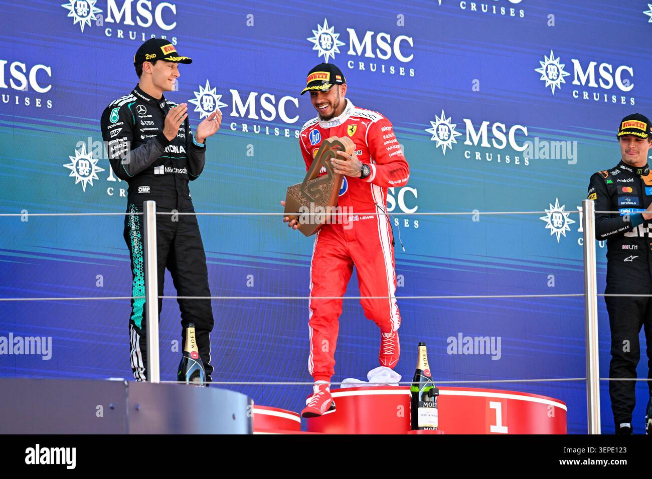 Spain, Barcelona, 14th June 2026, Lewis Hamilton, Ferrari, during the ...