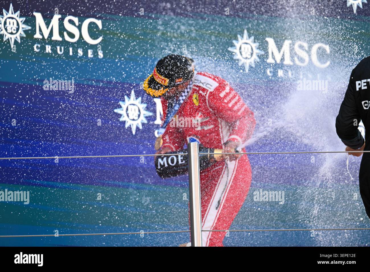 Spain, Barcelona, 14th June 2026, Lewis Hamilton, Ferrari, during the ...