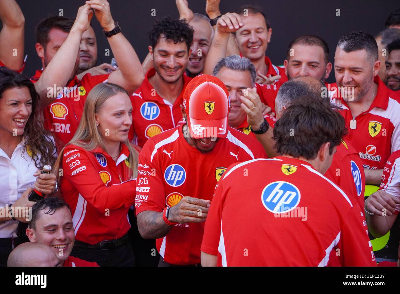 Spain, Barcelona, 14th June 2026, Lewis Hamilton, Ferrari, during the ...