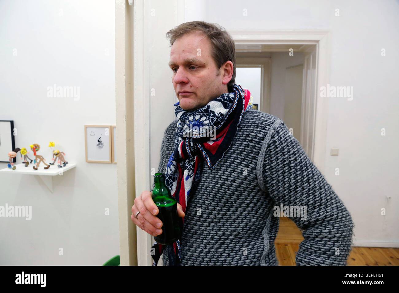 Christoph Bannat, Künstler, Kulturjournalist und Autor, in der Laura ...