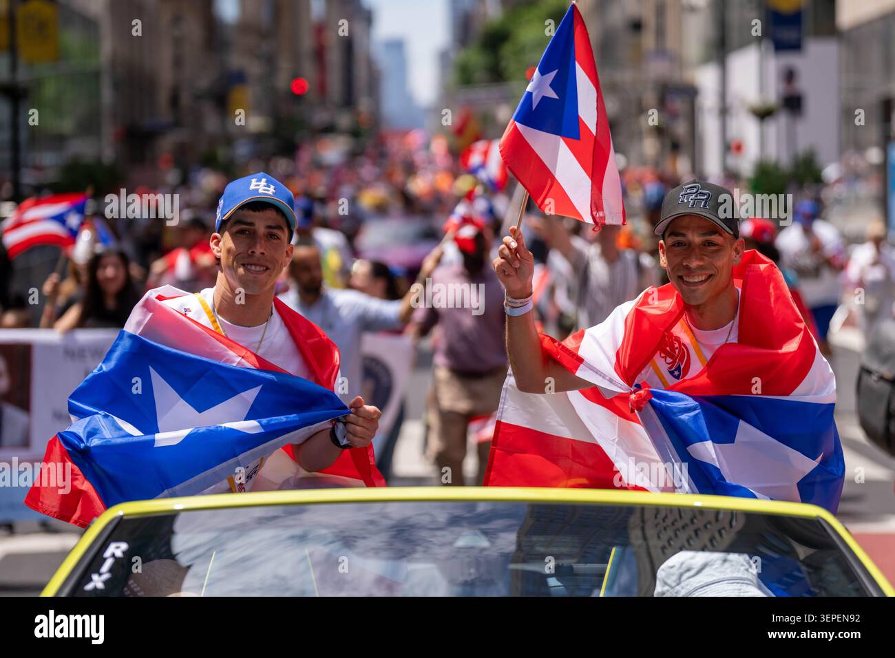 Jockeys Jose Ortiz and Irad Ortiz Jr. take part in the National Puerto ...