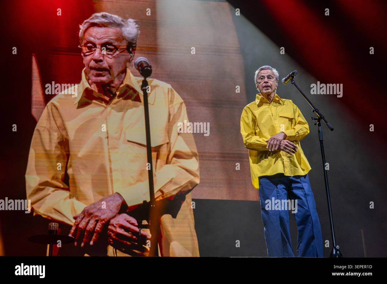 Caetano Veloso in concert. June 4, 2026. (Photo by Acero/Alter Photos ...
