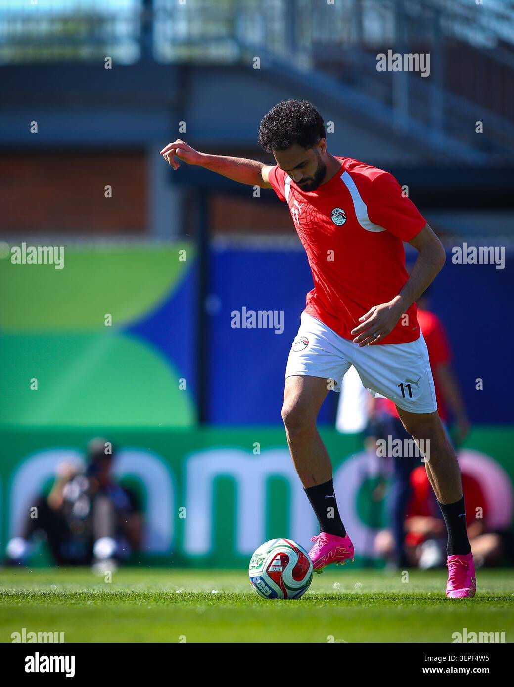 Egypt Official Training ahead of their first game vs Belgium on Monday ...