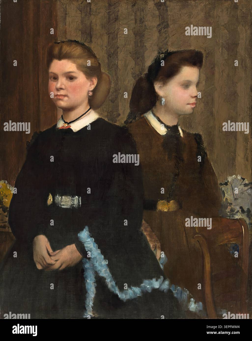 Edgar Degas - The Bellelli Sisters (Giovanna and Giuliana Bellelli ...