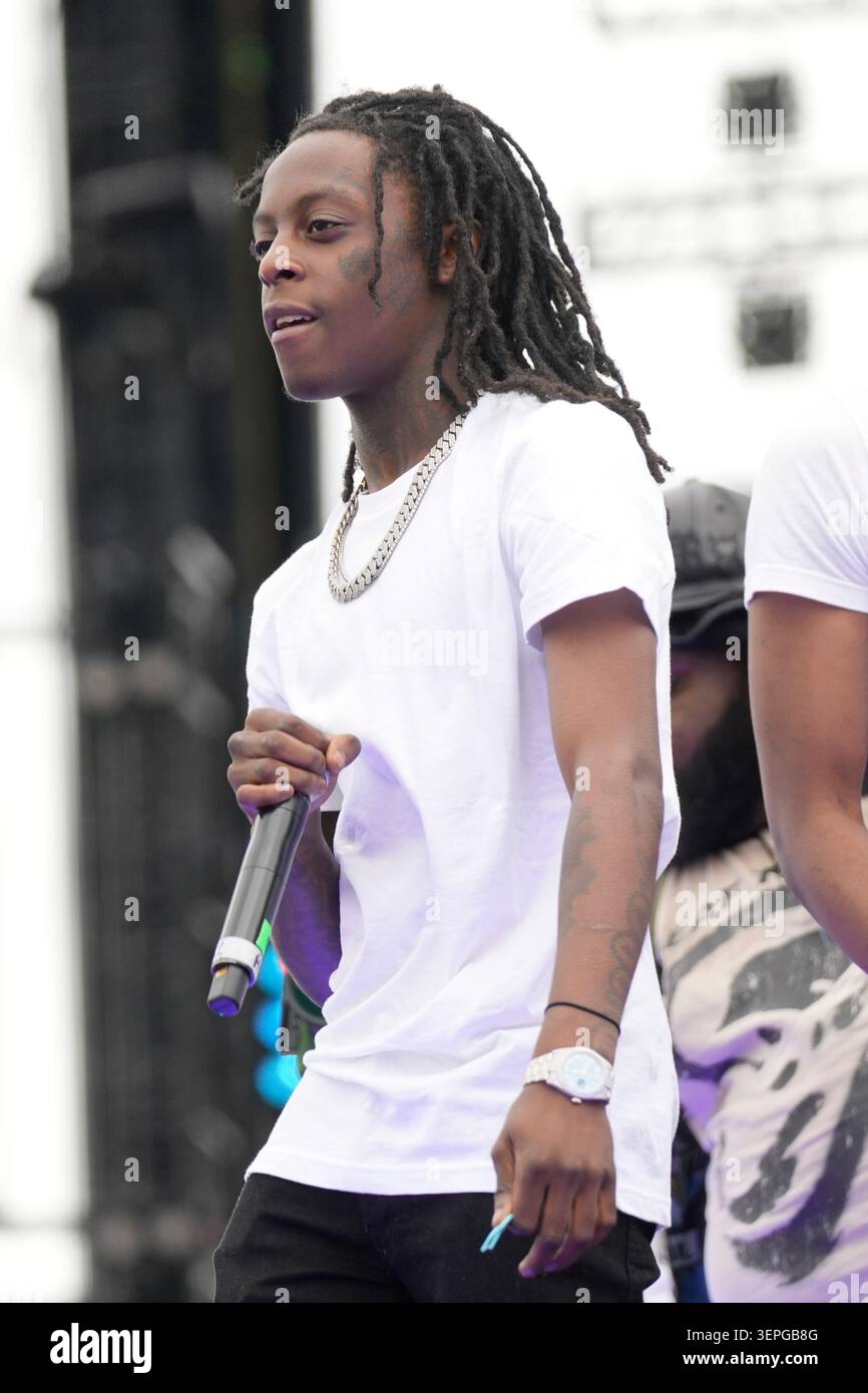 Raq Baby performs at Summer Smash on Sunday, June 14, 2026, at the ...