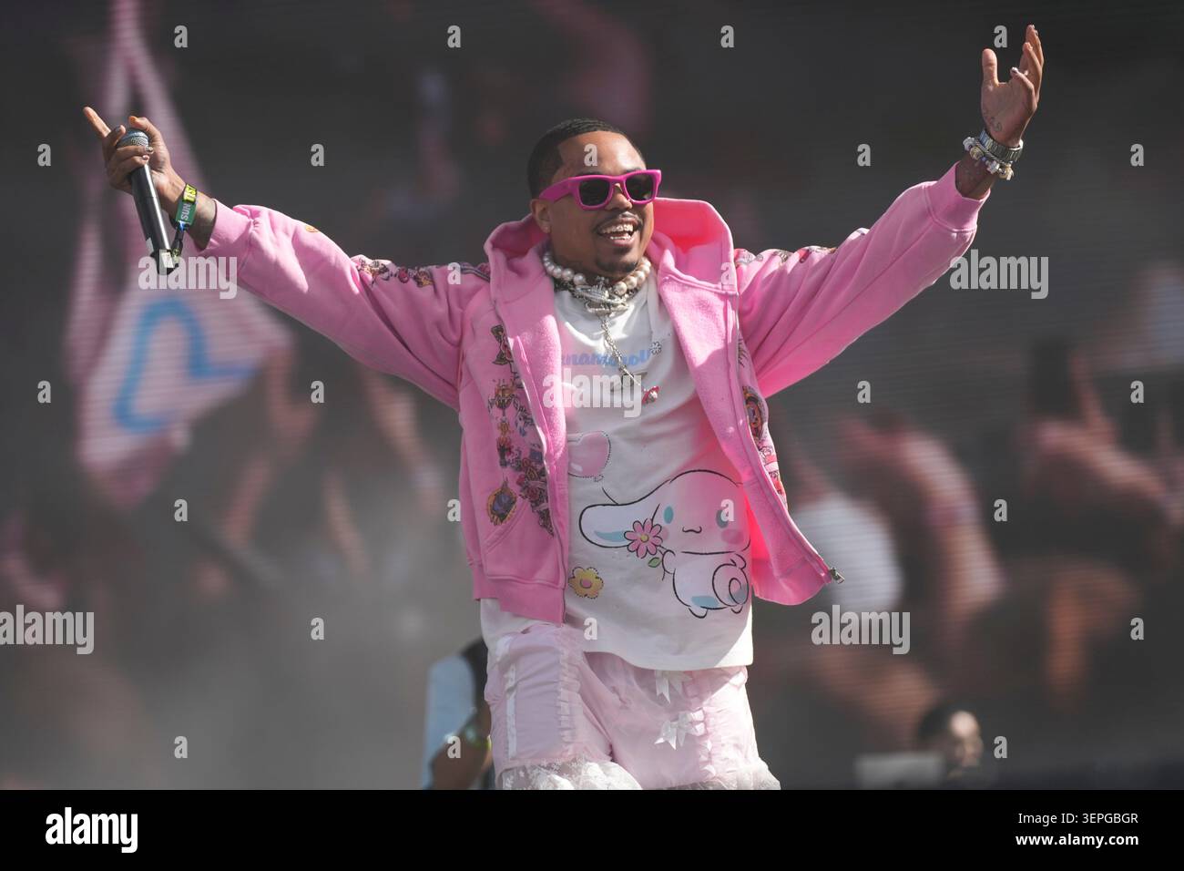 Adamn Killa performs at Summer Smash on Sunday, June 14, 2026, at the ...
