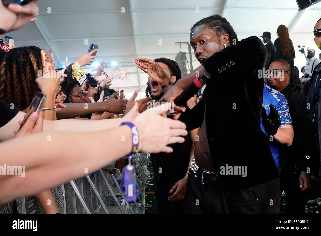 Young Thug is seen at Summer Smash on Sunday, June 14, 2026, at the ...
