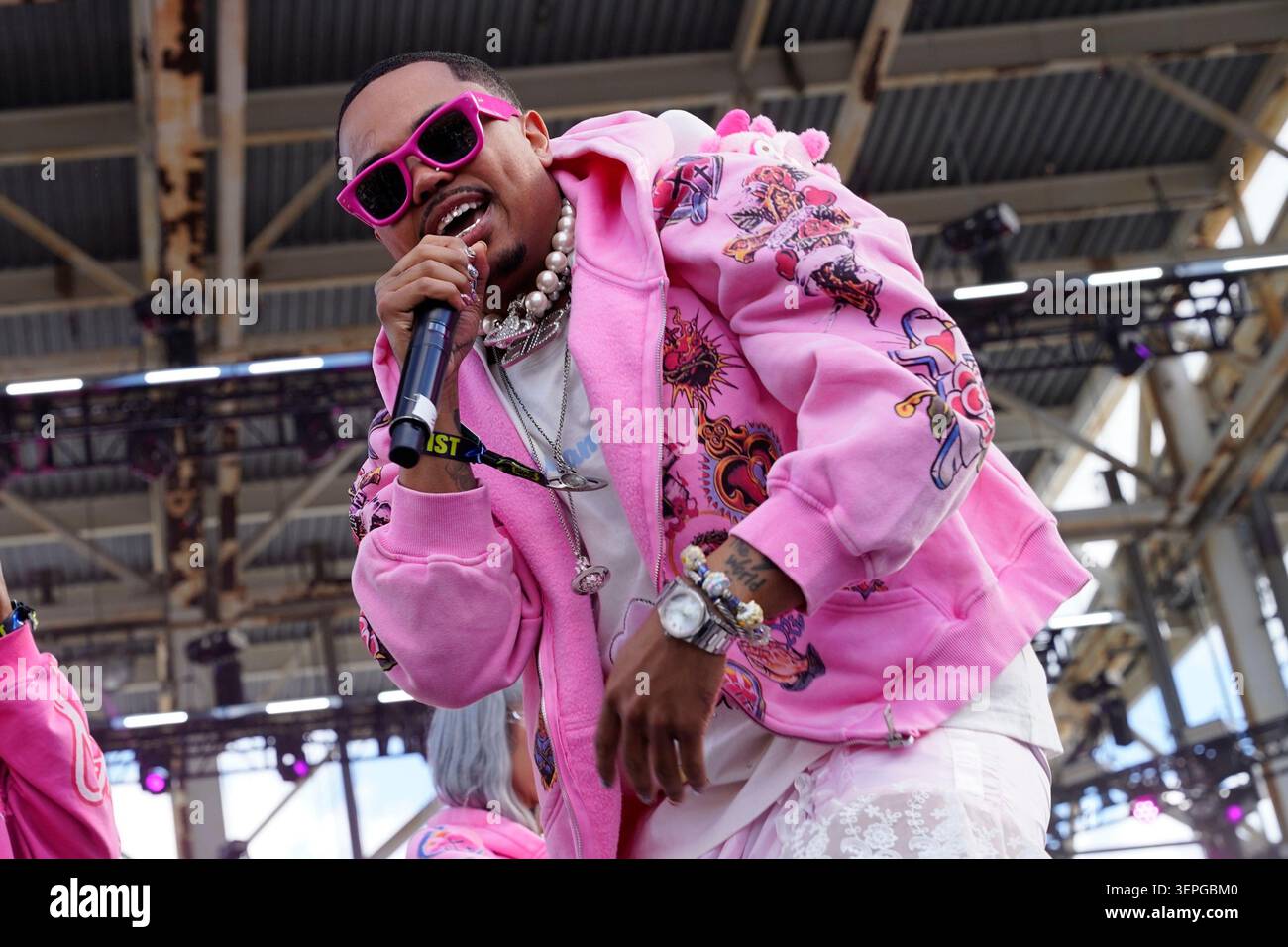 Adamn Killa performs at Summer Smash on Sunday, June 14, 2026, at the ...