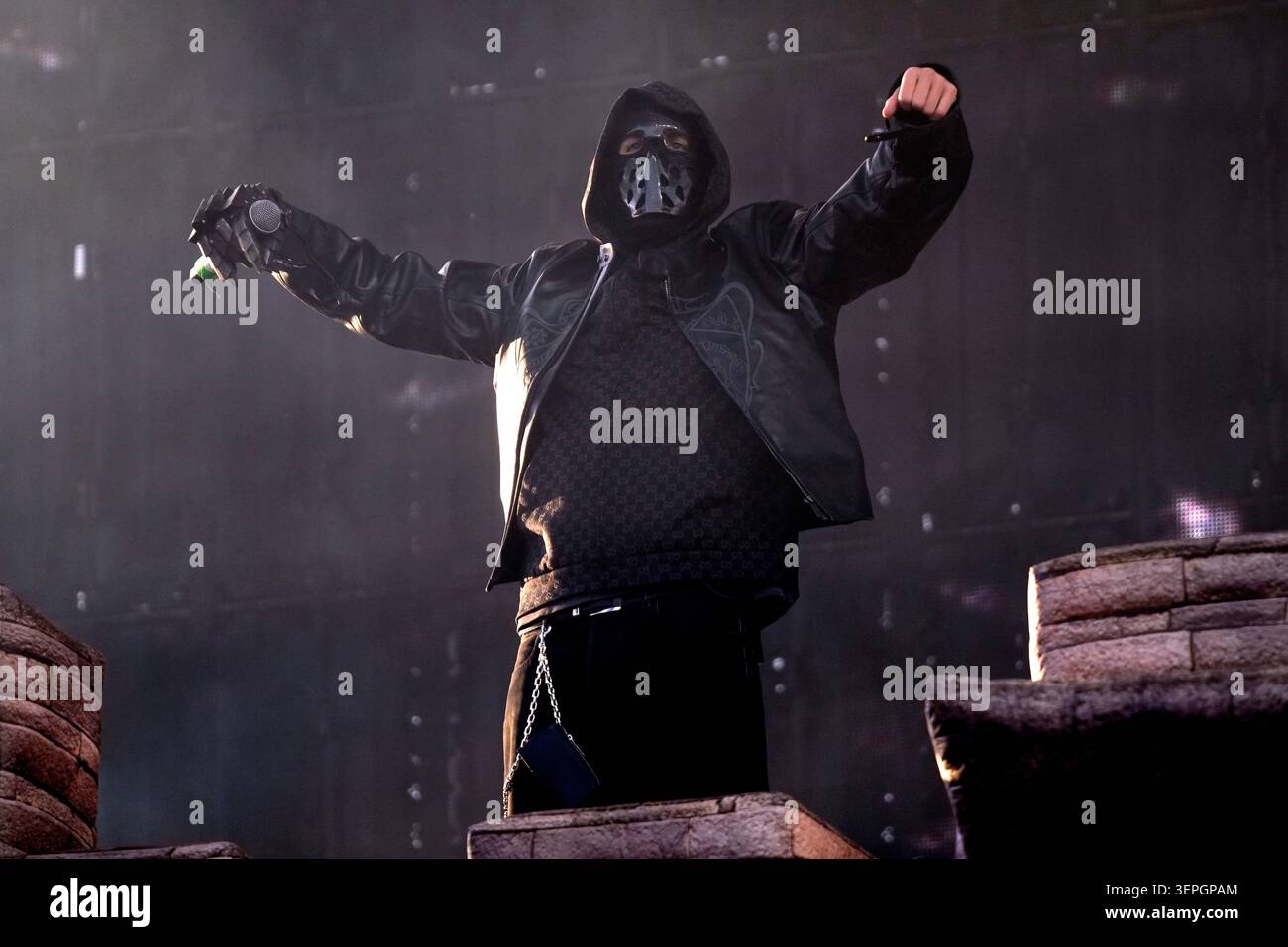 Esdeekid performs at Summer Smash on Sunday, June 14, 2026, at the ...