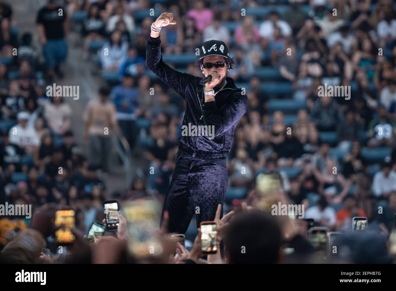 Lil Baby performs at Summer Smash on Sunday, June 14, 2026, at the ...