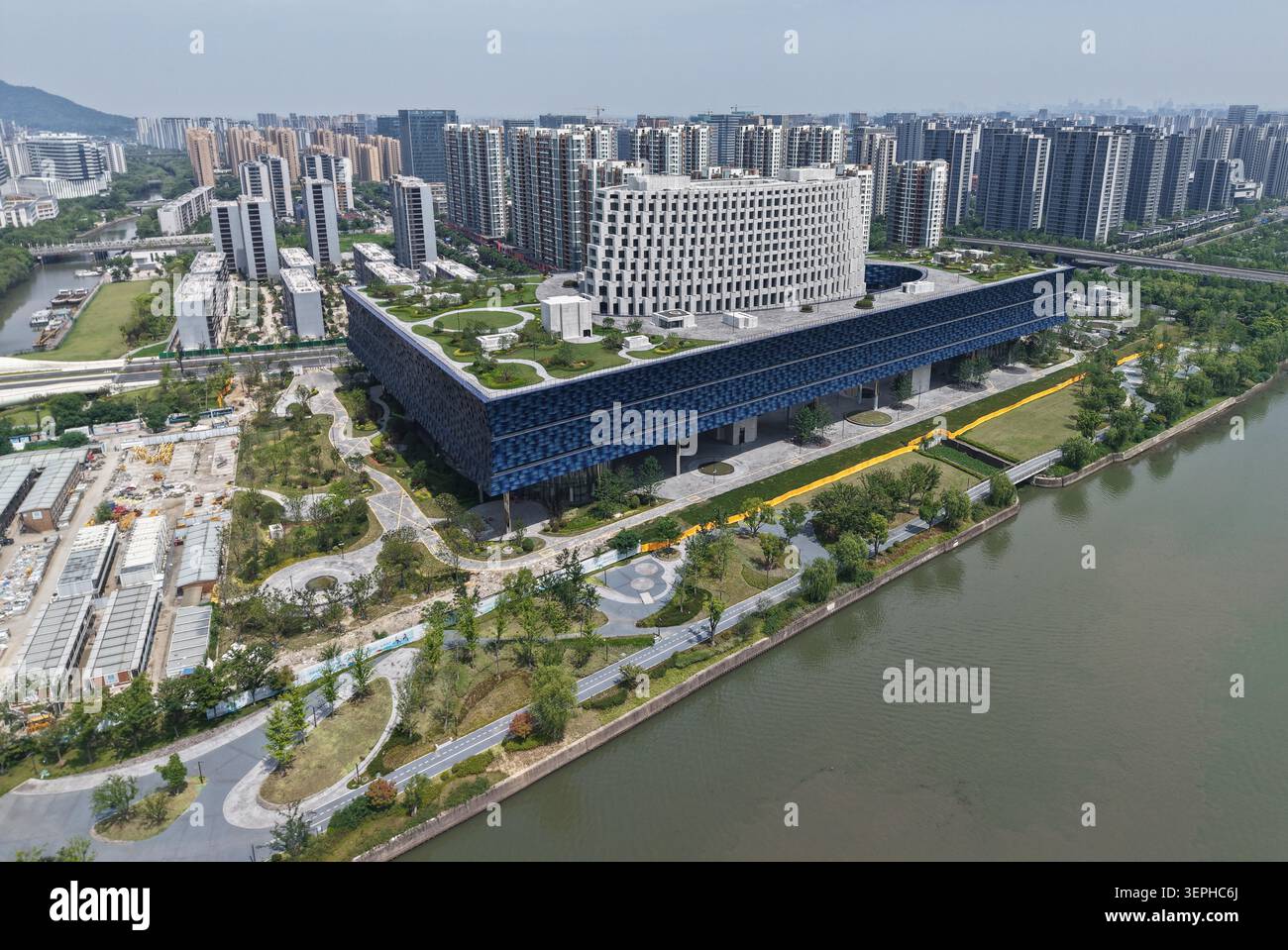 The China Grand Canal Museum is seen along the Hangzhou section of the ...