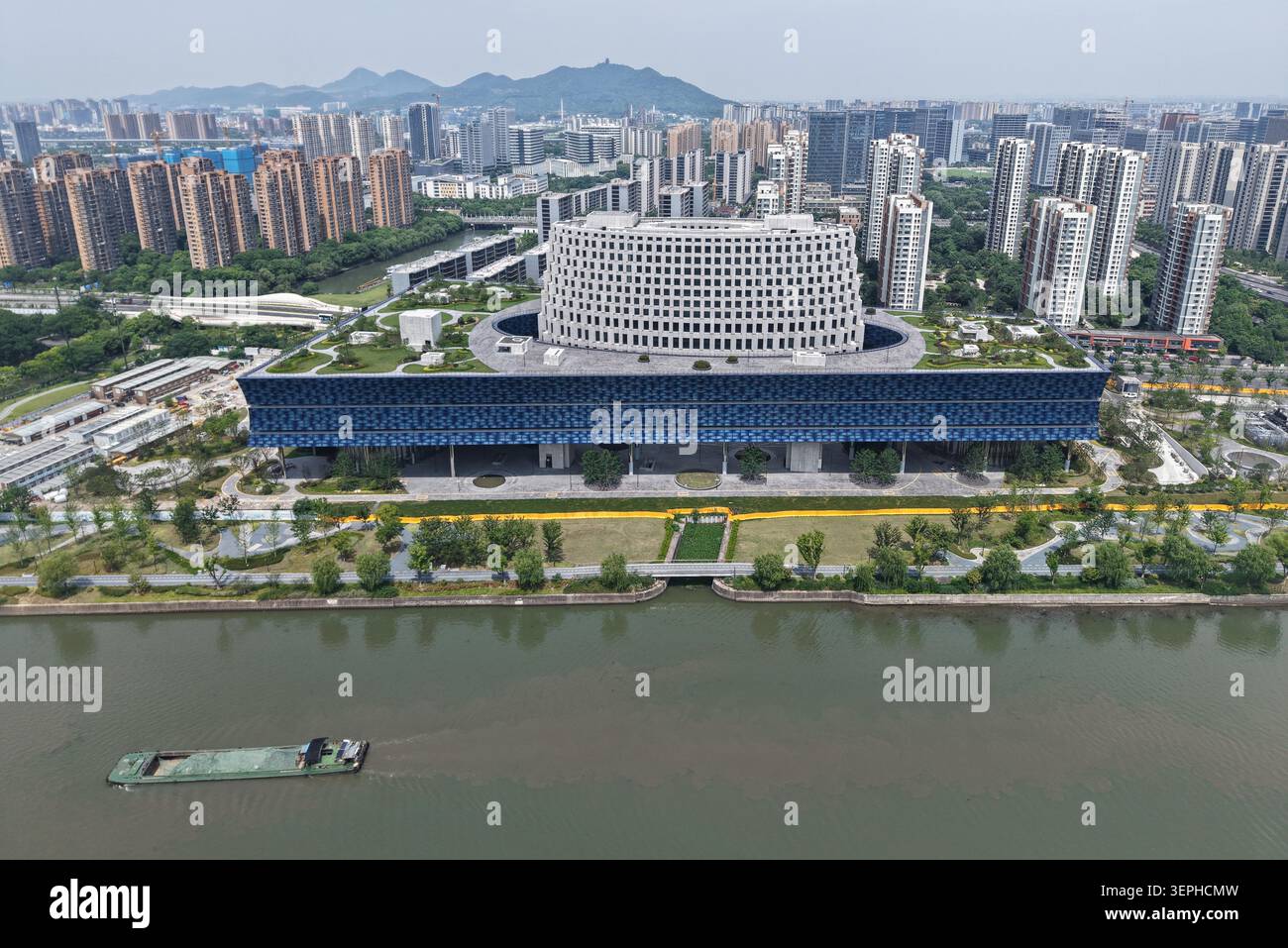 The China Grand Canal Museum is seen along the Hangzhou section of the ...
