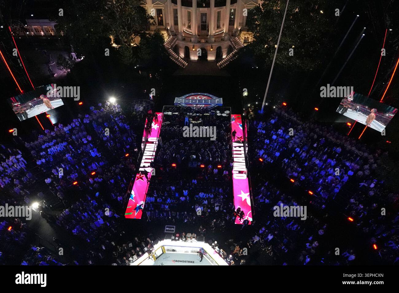Sean O'Malley walks out for his bantamweight bout against Aiemann ...