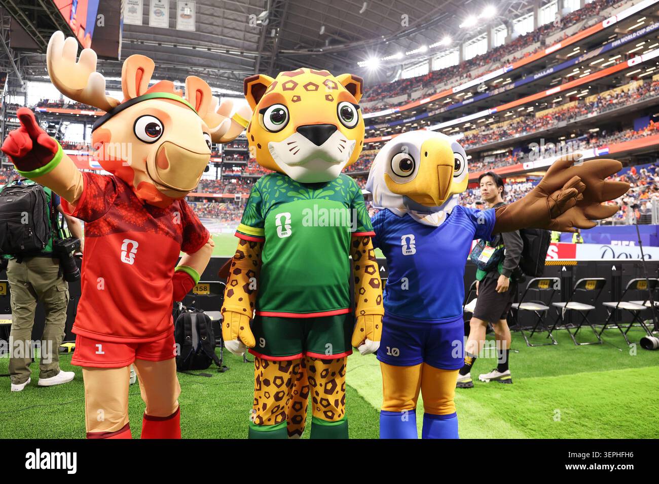 IPA85704388 - Mascots illustration during the FIFA World Cup 2026 ...