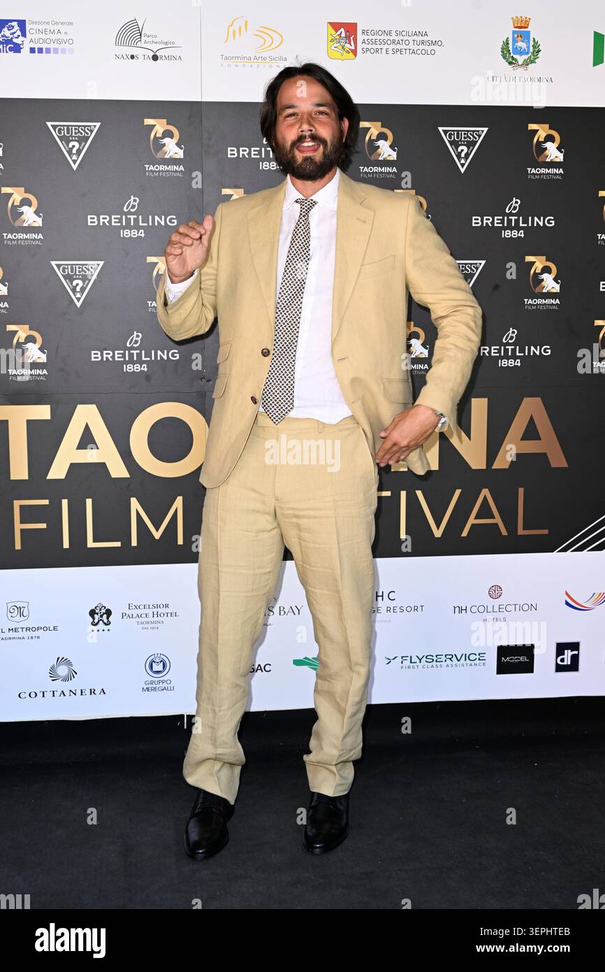 Daniel Zovatto 72nd Taormina Film Festival Photocall of the movie -Bear ...