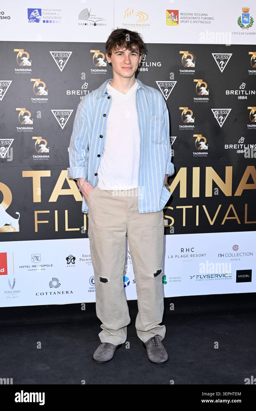 Sam Nivola 72nd Taormina Film Festival Photocall Sam Nicole Taormina ...