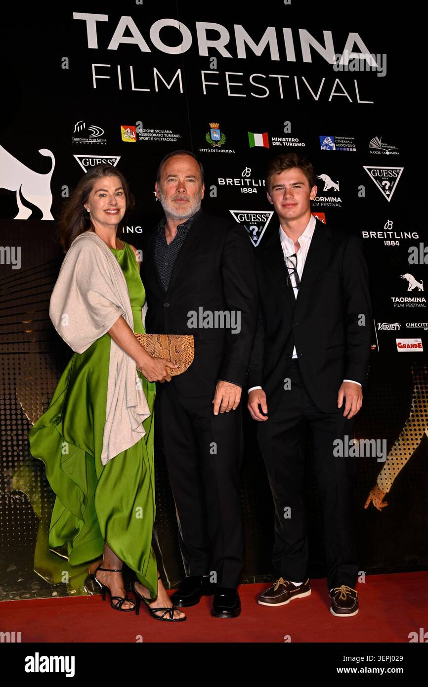 Sandra Kahlert Borte , Derrick Borte , 72nd Taormina Film Festival 4th ...