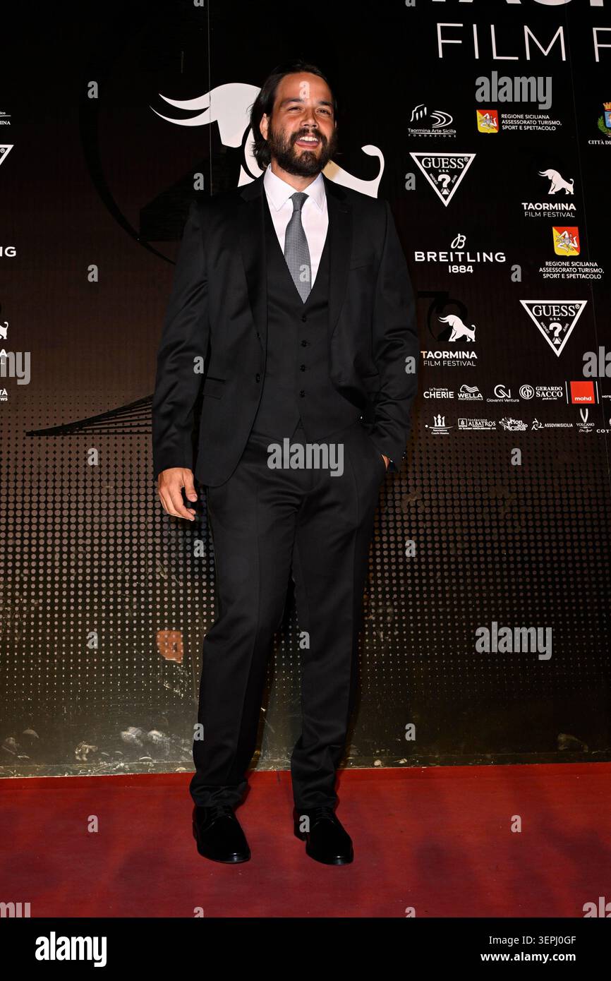 Daniel Zovatto 72nd Taormina Film Festival 4th Evening red carpet ...