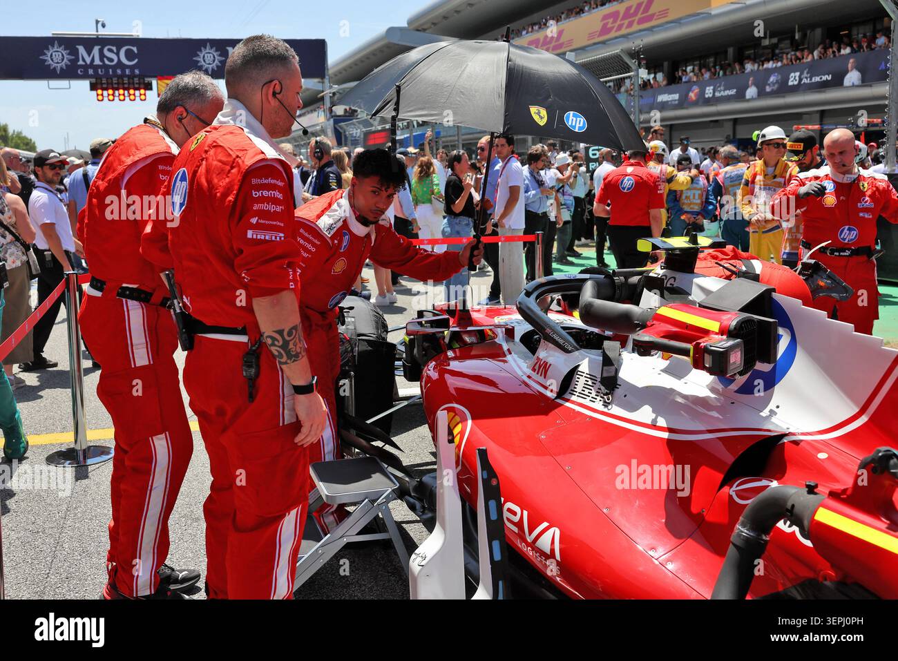 Barcelona, Spain. 14th June, 2026. Lewis Hamilton (GBR) Scuderia ...