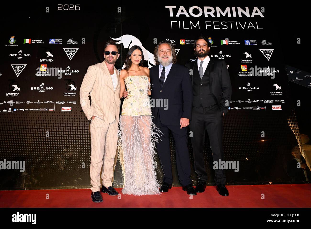 Aaron Paul, Nina Dobrev, Russell Crowe, Daniel Zovatto 72nd Taormina ...