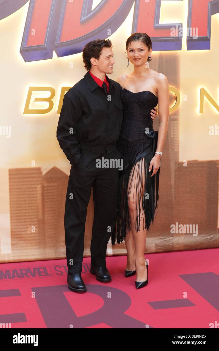Maddrid, Spain. 15th June, 2026. Actors Zendaya and Tom Holland at ...