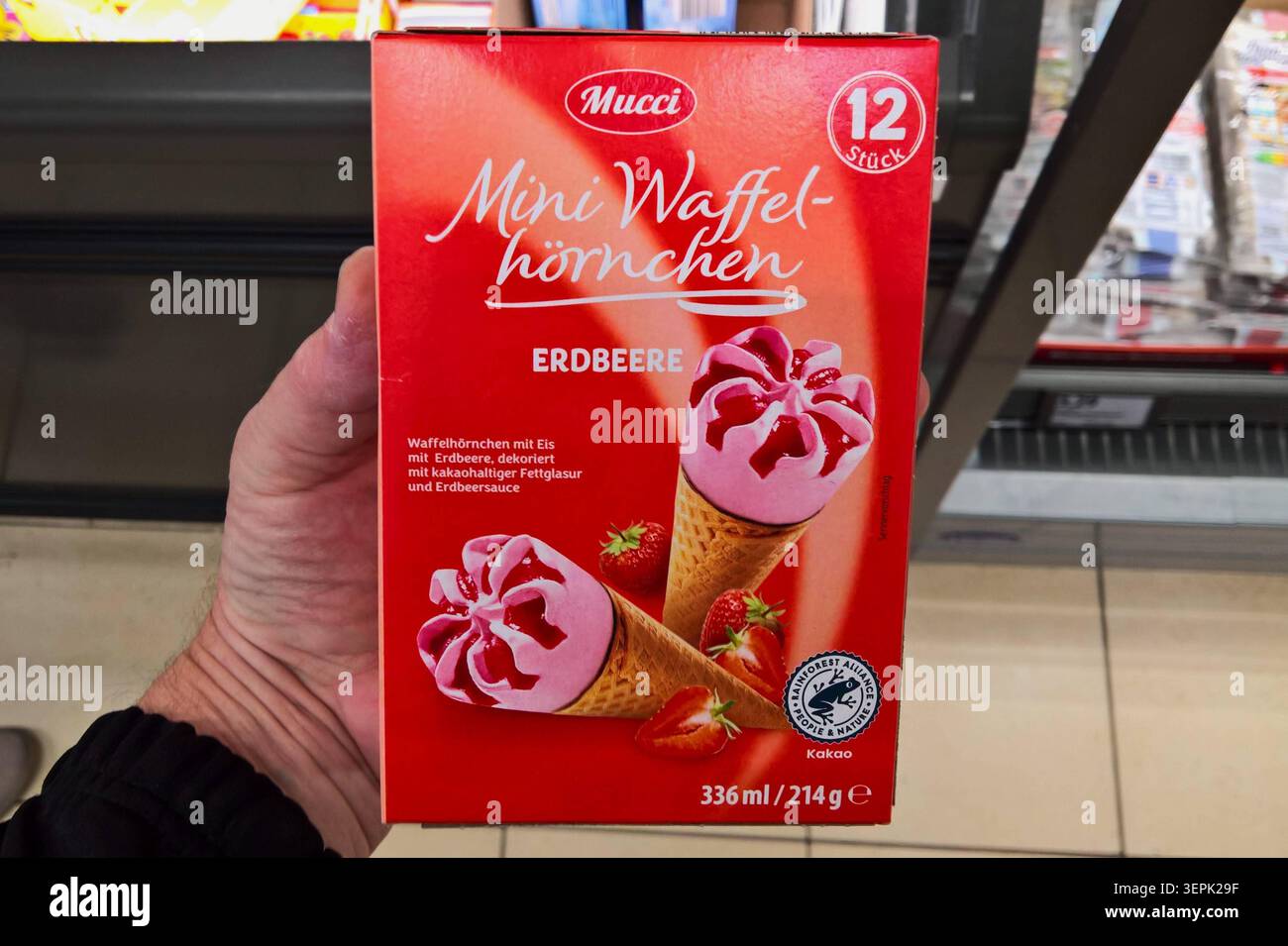 Mucci Eis - Gelati, Mini-Waffelhörnchen im Sortiment von Discounter ...