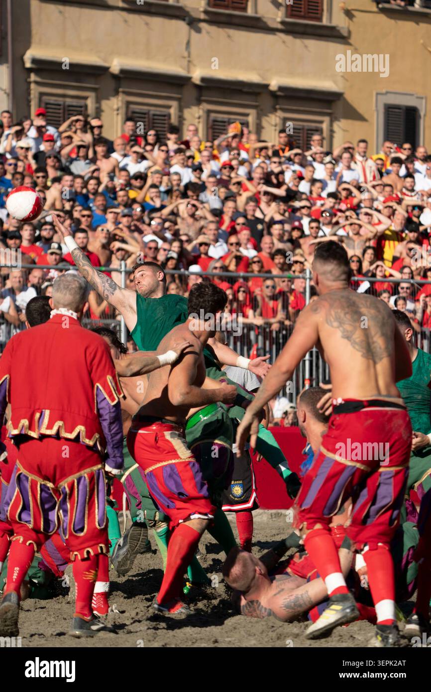IPA85654680 - Florence, Historic Florentine Soccer Match: Reds vs ...