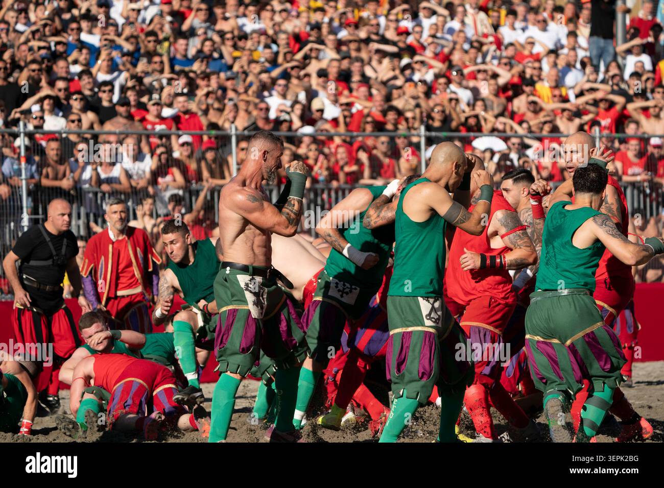 IPA85654662 - Florence, Historic Florentine Soccer Match: Reds vs ...