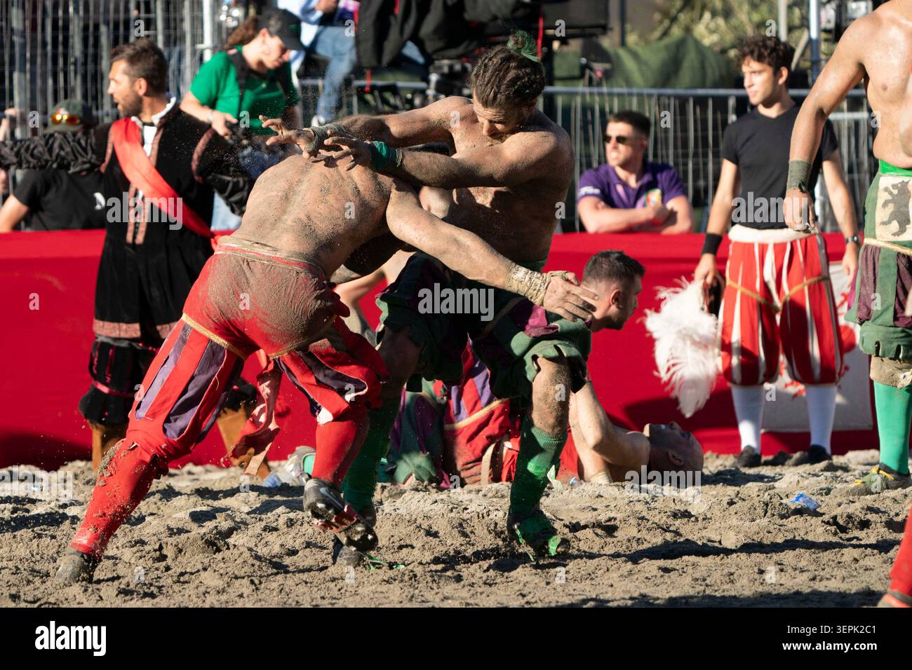 IPA85654714 - Florence, Historic Florentine Soccer Match: Reds vs ...