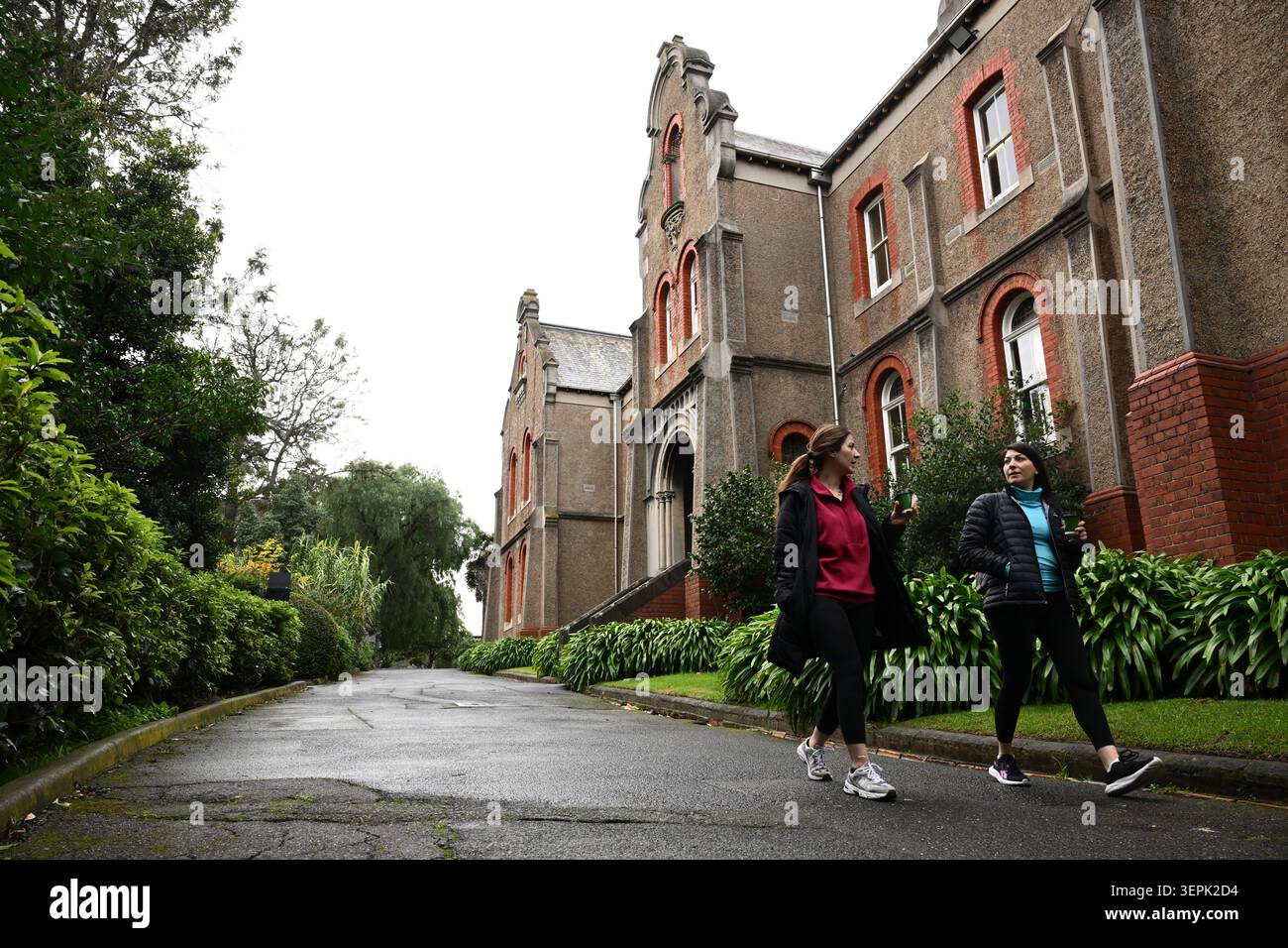 A general view of the grounds of the Abbotsford Convent, in Melbourne ...