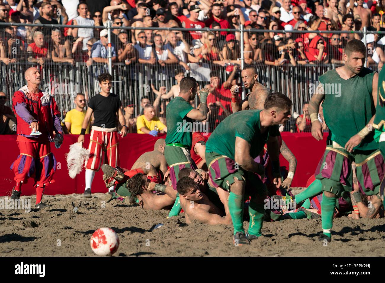 IPA85654711 - Florence, Historic Florentine Soccer Match: Reds vs ...