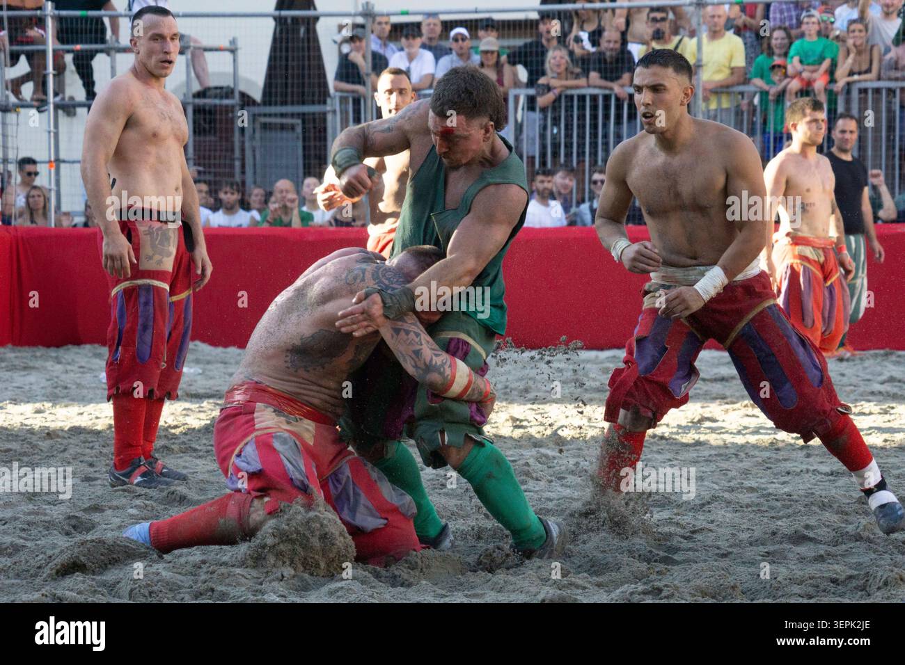 IPA85654716 - Florence, Historic Florentine Soccer Match: Reds vs ...
