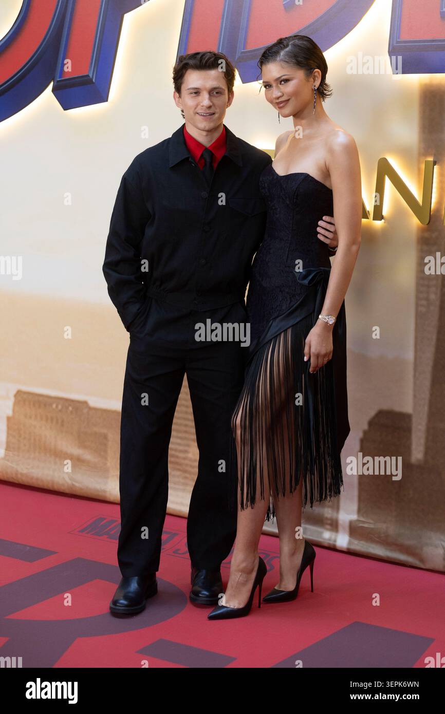 Tom Holland and Zendaya attended 'Spider-Man: Brand New Day' Photocall ...