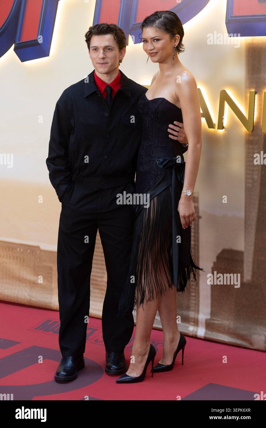 Tom Holland and Zendaya attended 'Spider-Man: Brand New Day' Photocall ...