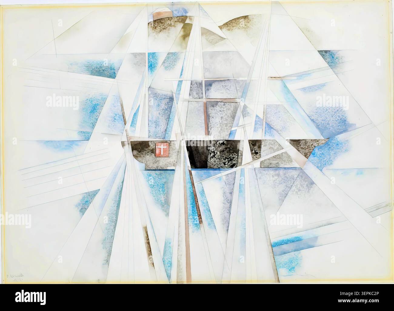 Charles Demuth - Bermuda No. 2, The Schooner Stock Photo - Alamy