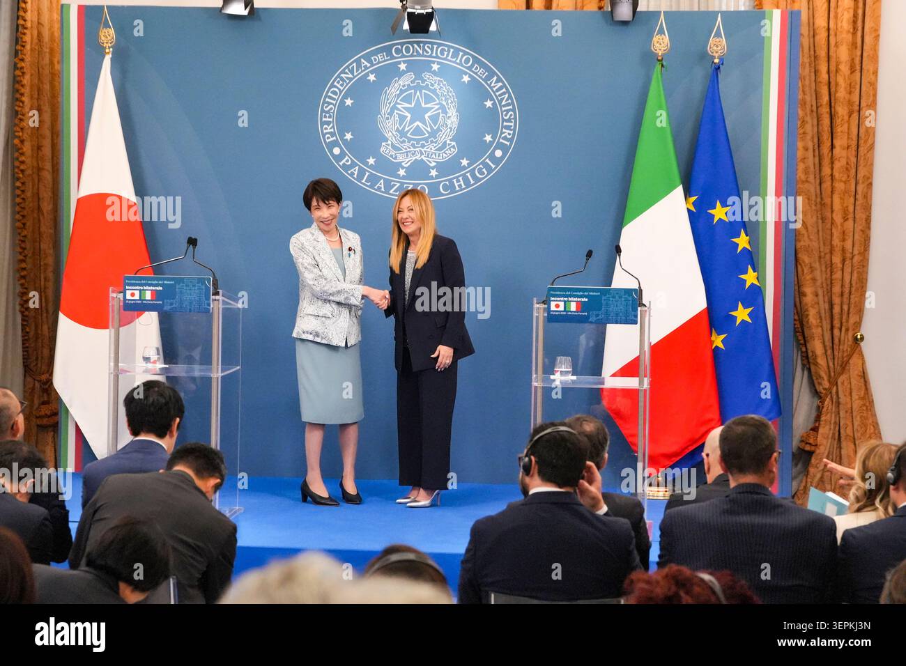 IPA85717687 - Rome: Joint statements by Italian Prime Minister Giorgia ...