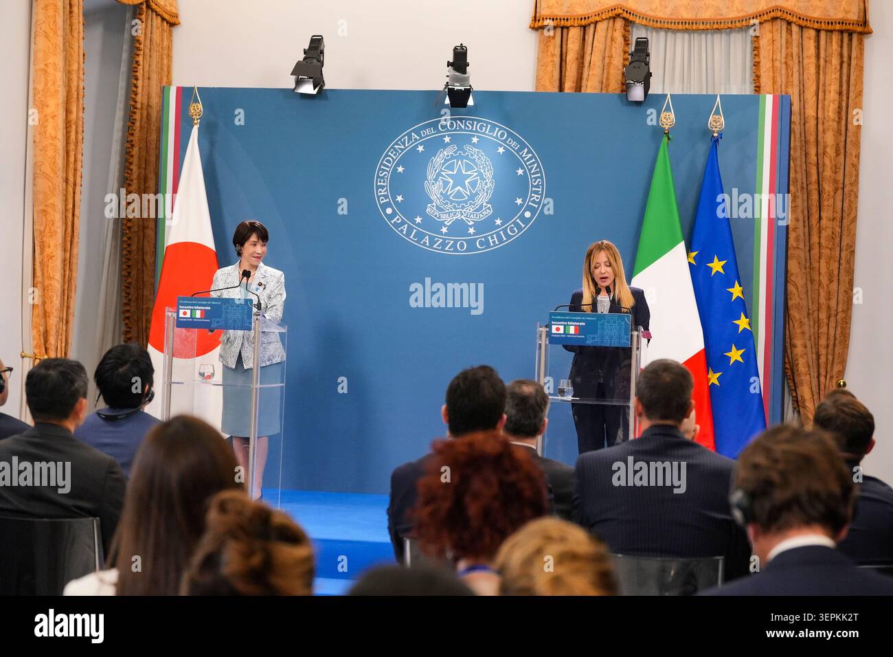IPA85717555 - Rome: Joint statements by Italian Prime Minister Giorgia ...