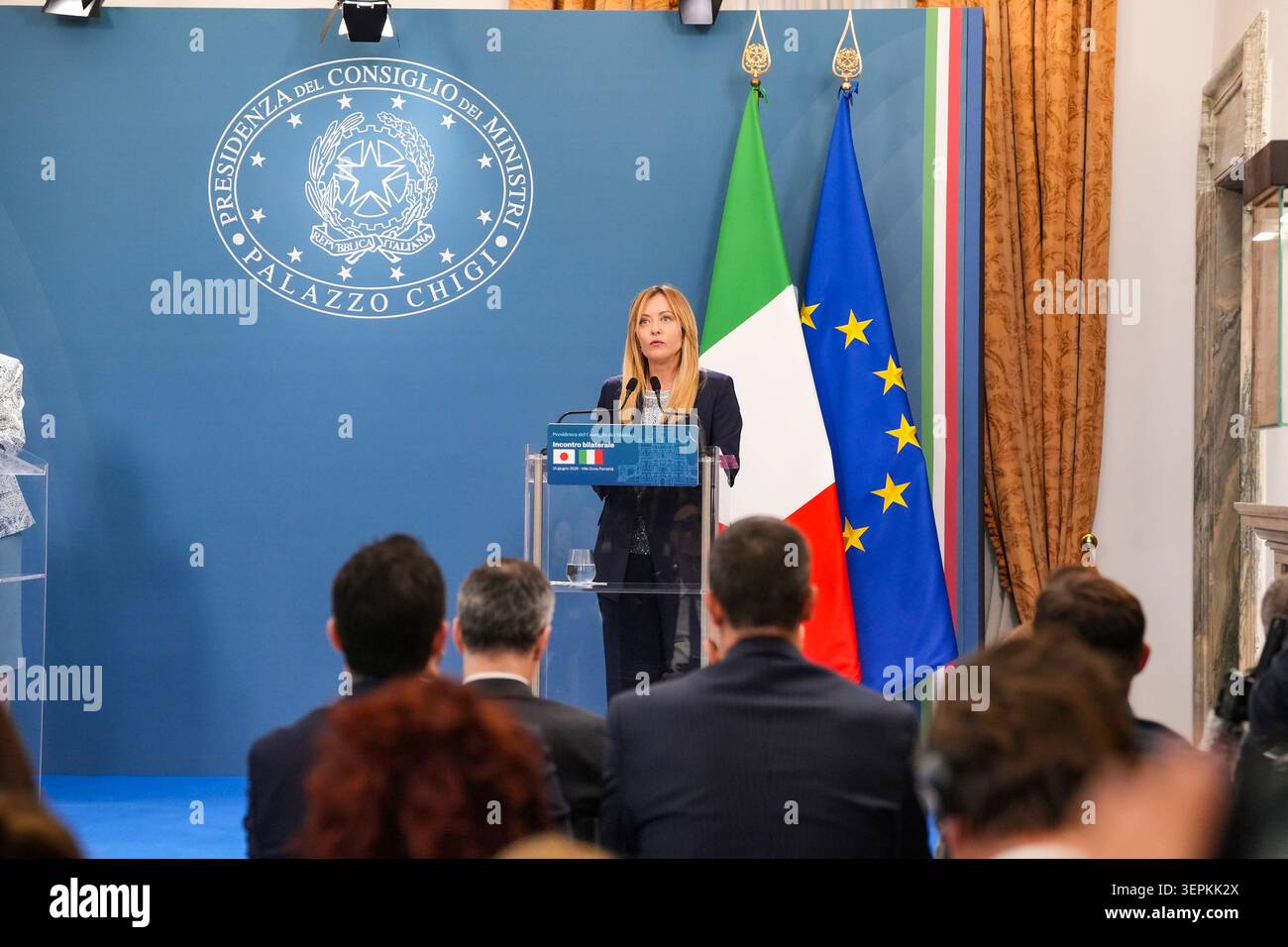 IPA85717582 - Rome: Joint statements by Italian Prime Minister Giorgia ...