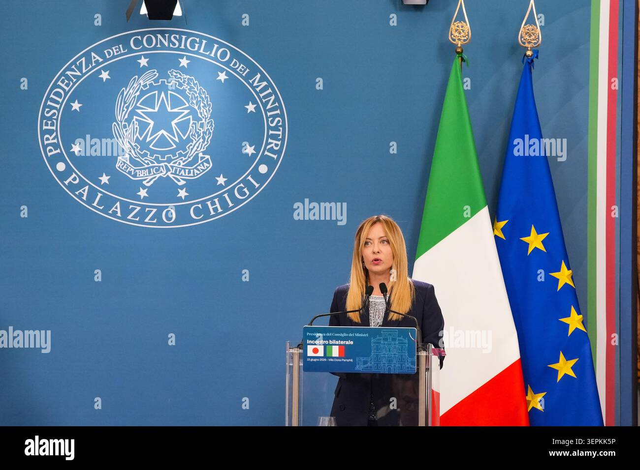 IPA85717529 - Rome: Joint statements by Italian Prime Minister Giorgia ...