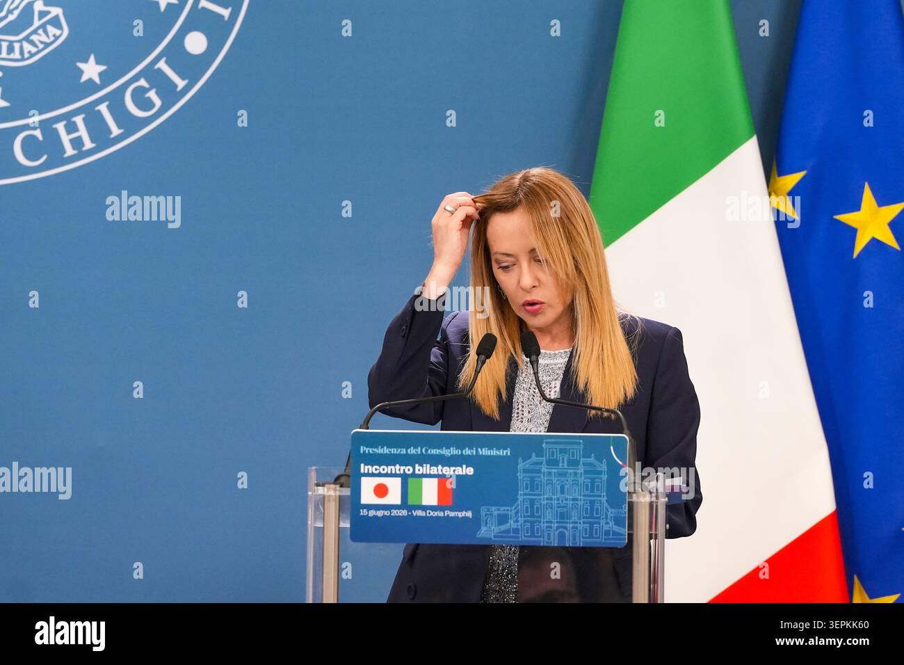 IPA85717632 - Rome: Joint statements by Italian Prime Minister Giorgia ...