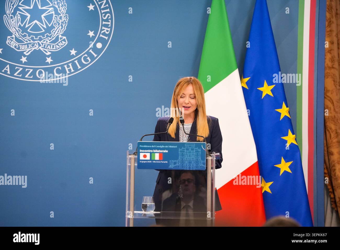 IPA85717628 - Rome: Joint statements by Italian Prime Minister Giorgia ...
