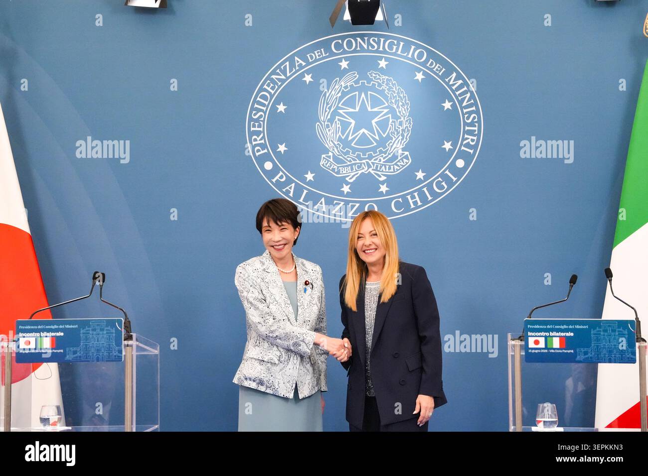 IPA85717691 - Rome: Joint statements by Italian Prime Minister Giorgia ...