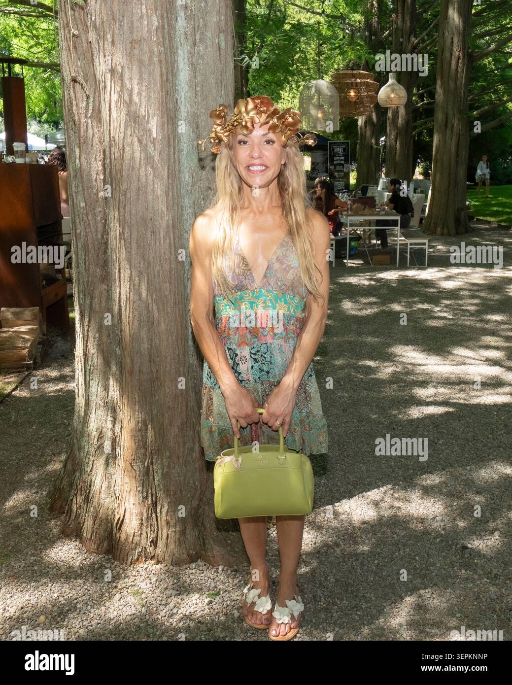 Luciana Pampalone attends The Hamptons Bazaar at A Room At The Beach in ...