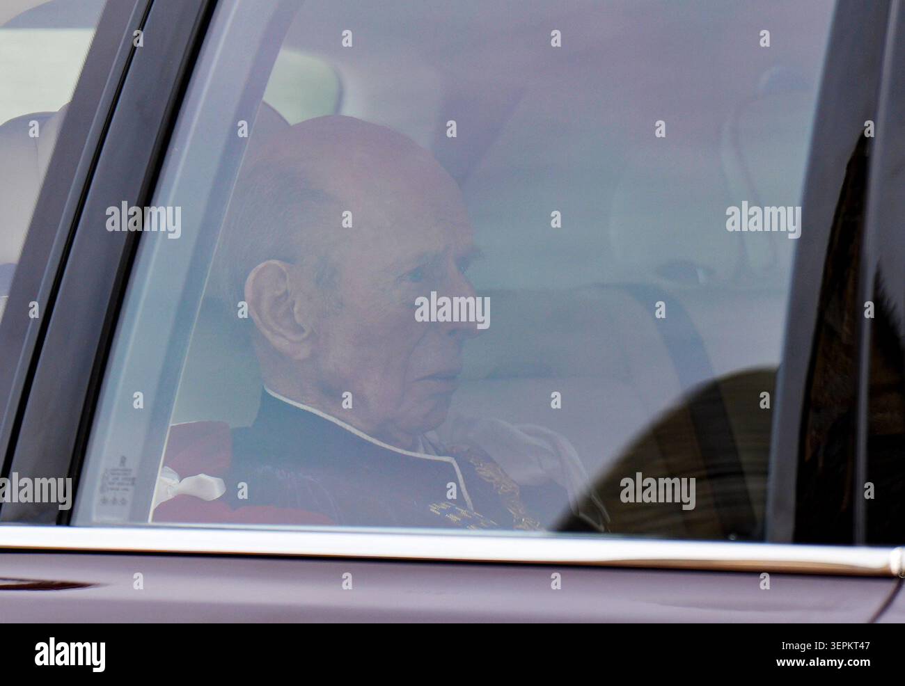 The Duke of Kent attending the annual Order of the Garter Service at St ...