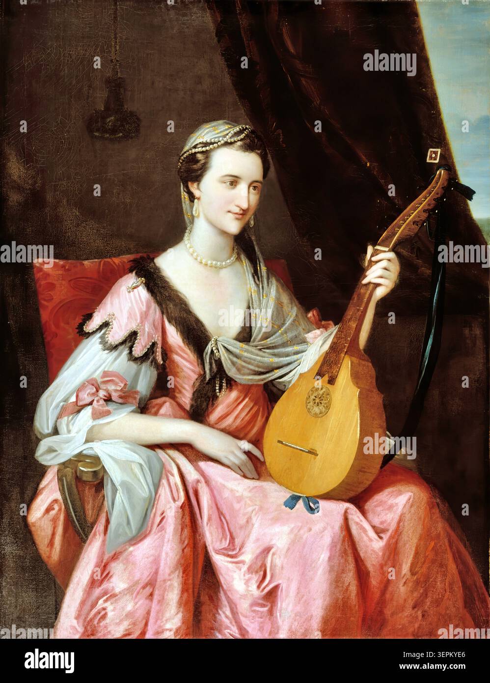 Benjamin West - Mary Hopkinson Stock Photo - Alamy