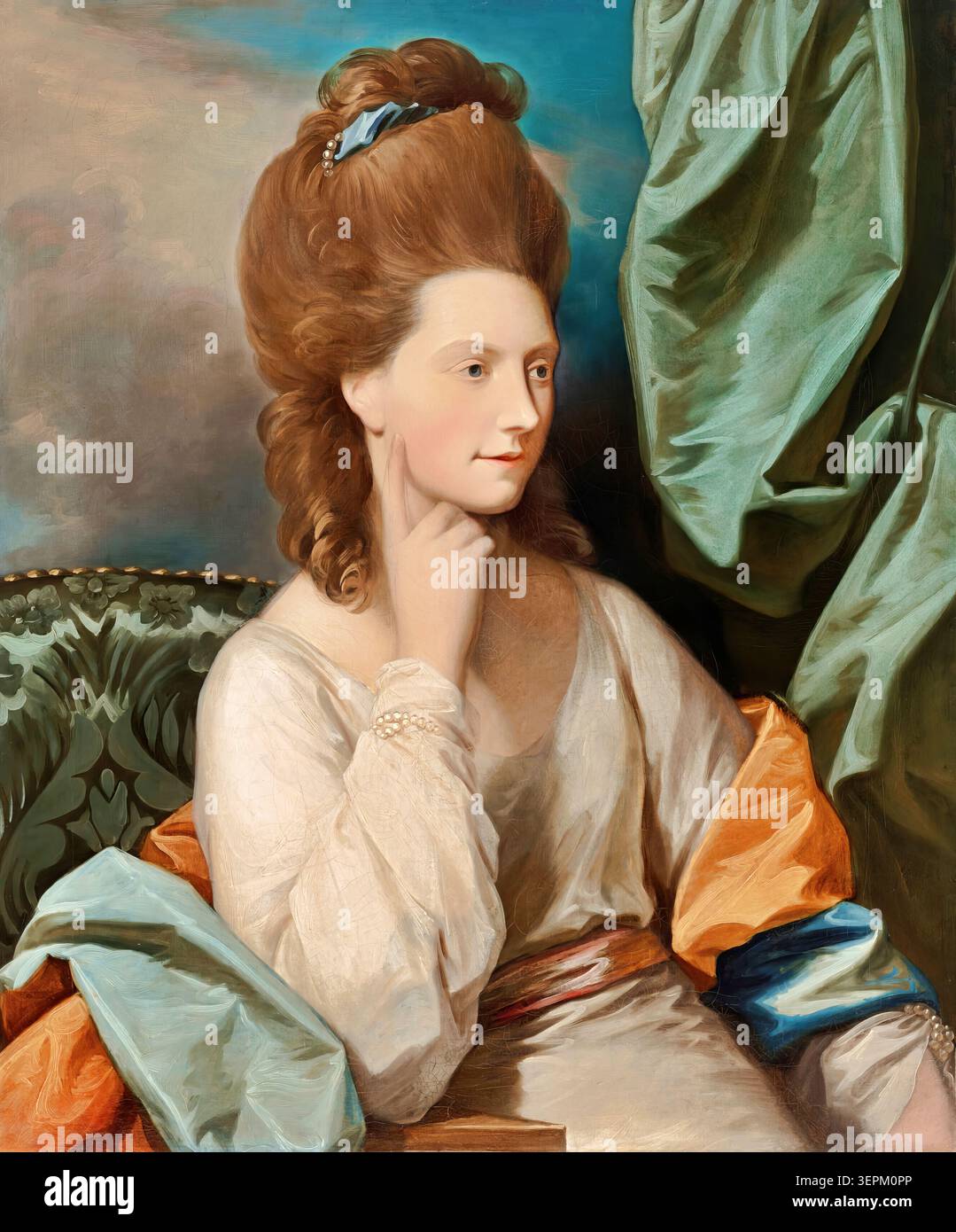 Benjamin West - Mrs. William Abercromby Stock Photo - Alamy